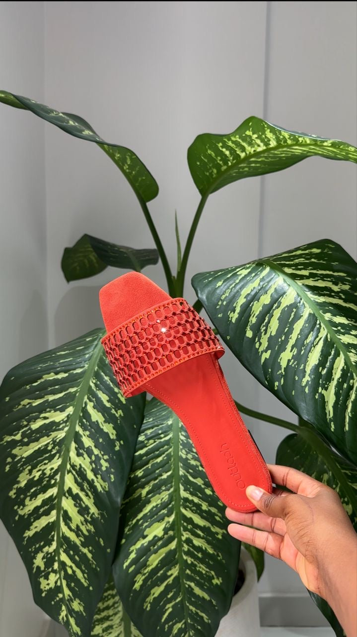 Luna Slides in Burnt Orange – Outlash brand
